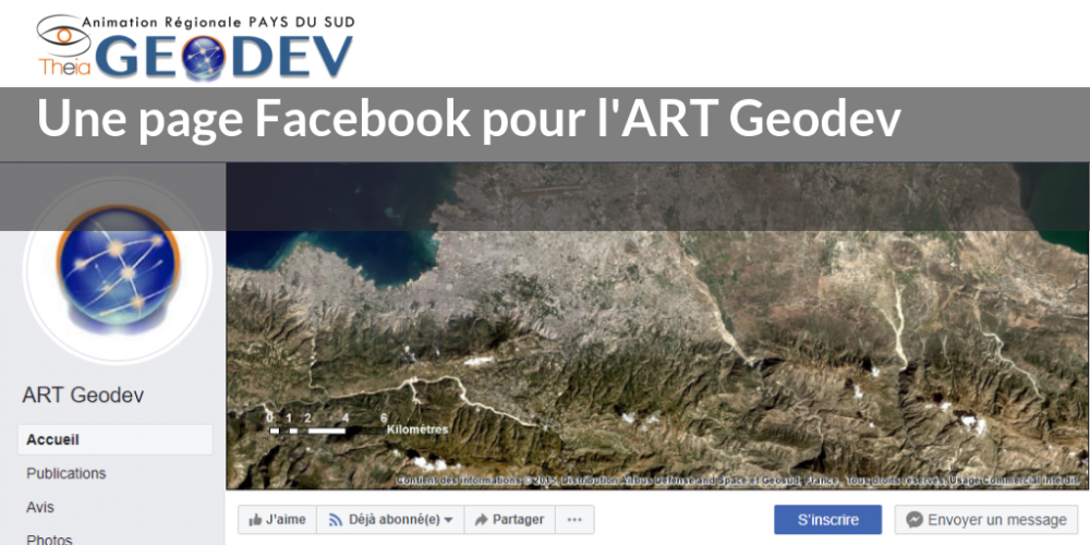 Une page Facebook pour l’ART Geodev – Data Terra | THEIA