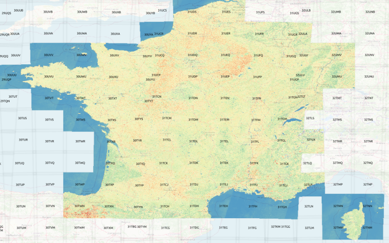 Sentinel-2 surface albedo – Theia